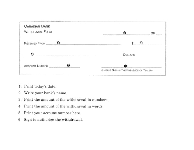 March 18 Withdrawal Slips | PDF