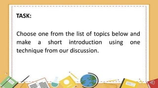 Research Introduction | PPTX