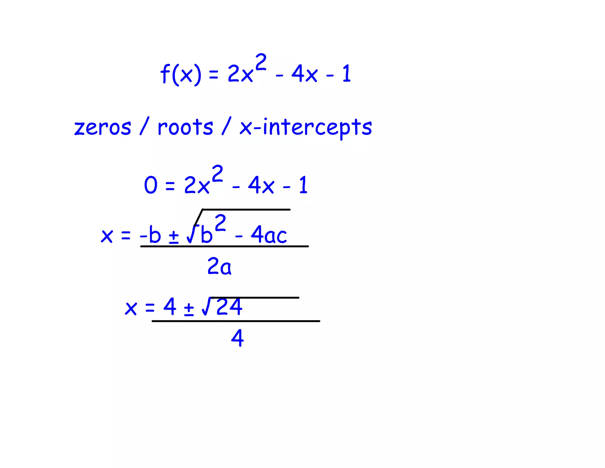 March 19 Quadratic Test Review | PDF | Physics | Science