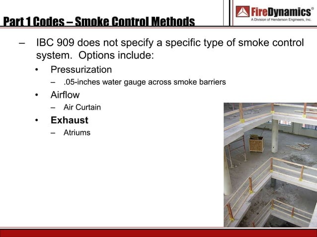 Smoke control systems Design and commissioning | PPT | Indoor ...
