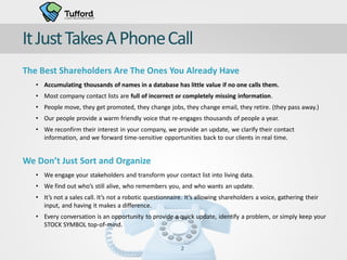 March 2021 Shareholder and Subscriber Database Clean-up | PDF ...