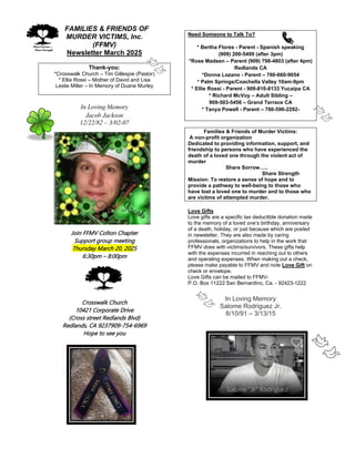 Families and Friends of Murder Victims.. | PDF