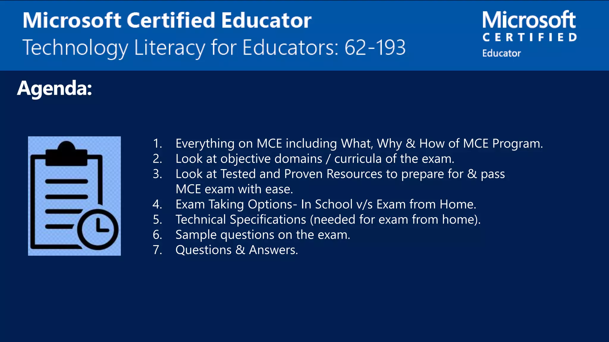 March 22- Orientation Session for Teachers on MCE Certification.pptx