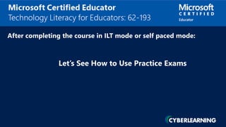 March 22- Orientation Session for Teachers on MCE Certification.pptx