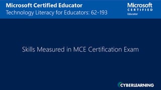 March 22- Orientation Session for Teachers on MCE Certification.pptx