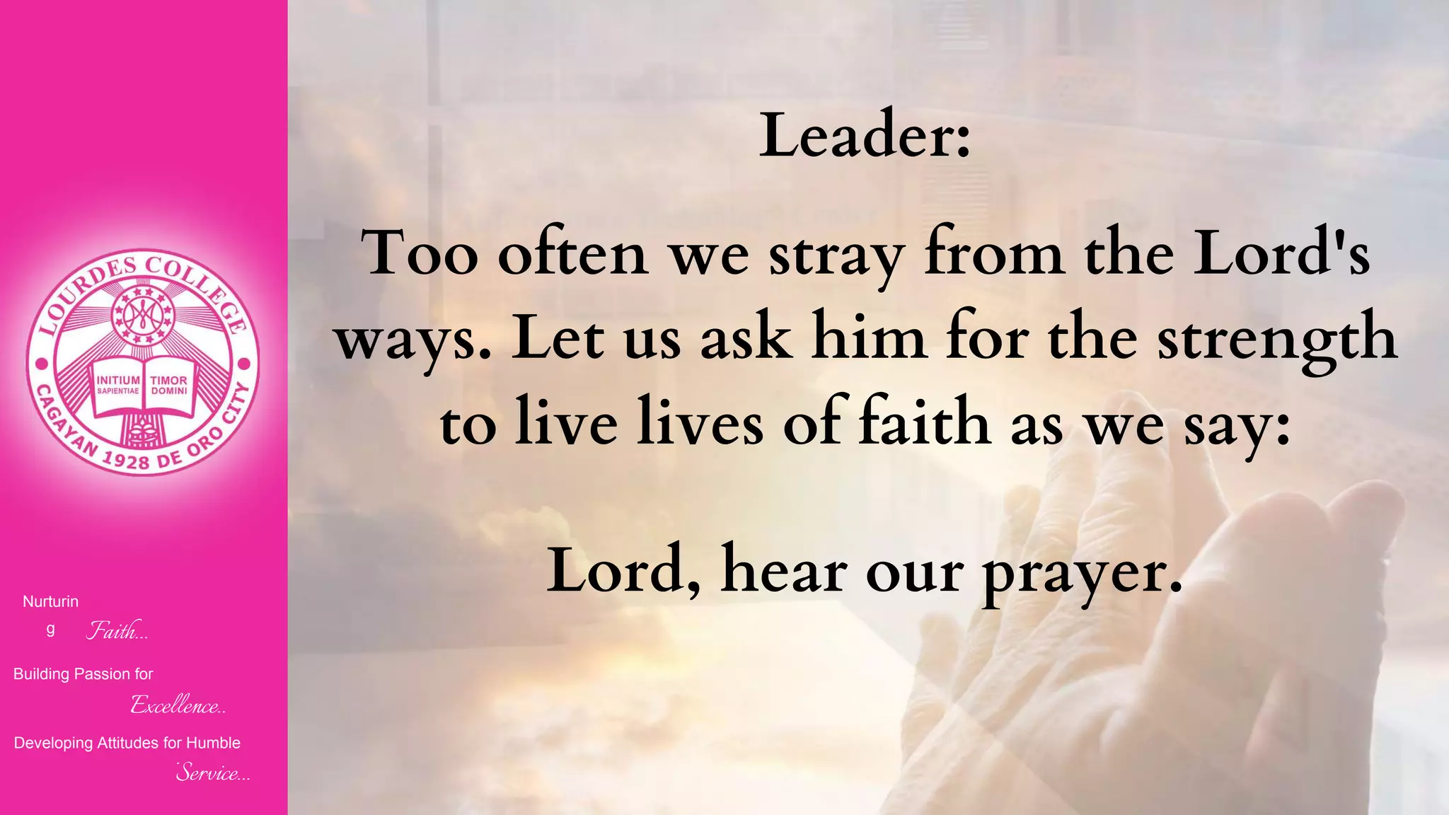 March 23 Prayer Meeting.pptx