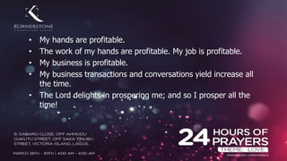 Confession for prosperity - provision | PPTX