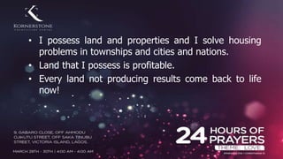 Confession for prosperity - provision | PPTX