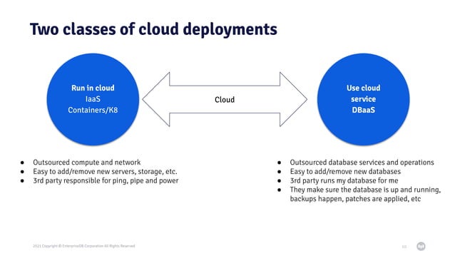 Cloud Migration Paths: Kubernetes, IaaS, or DBaaS | PPT