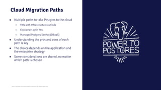 Cloud Migration Paths: Kubernetes, IaaS, or DBaaS | PDF