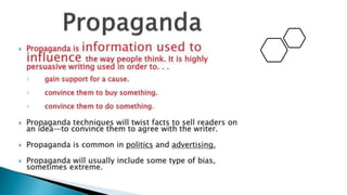 March 29, 2021 (bias and propaganda) | PPT