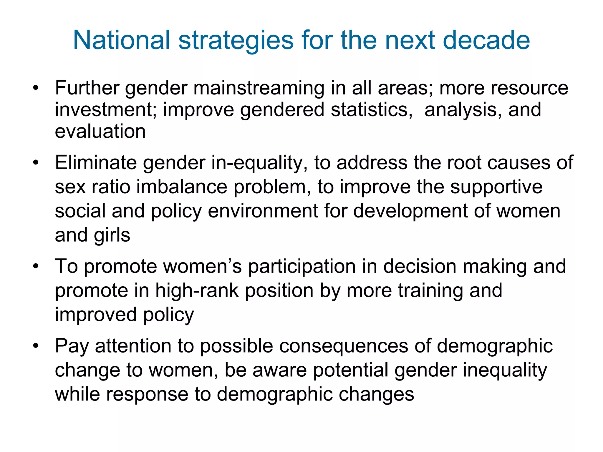 Gender equality in China: progress, challenges, and future strategy | PDF