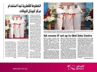 March 31st qtel qa media coverage | PPTX