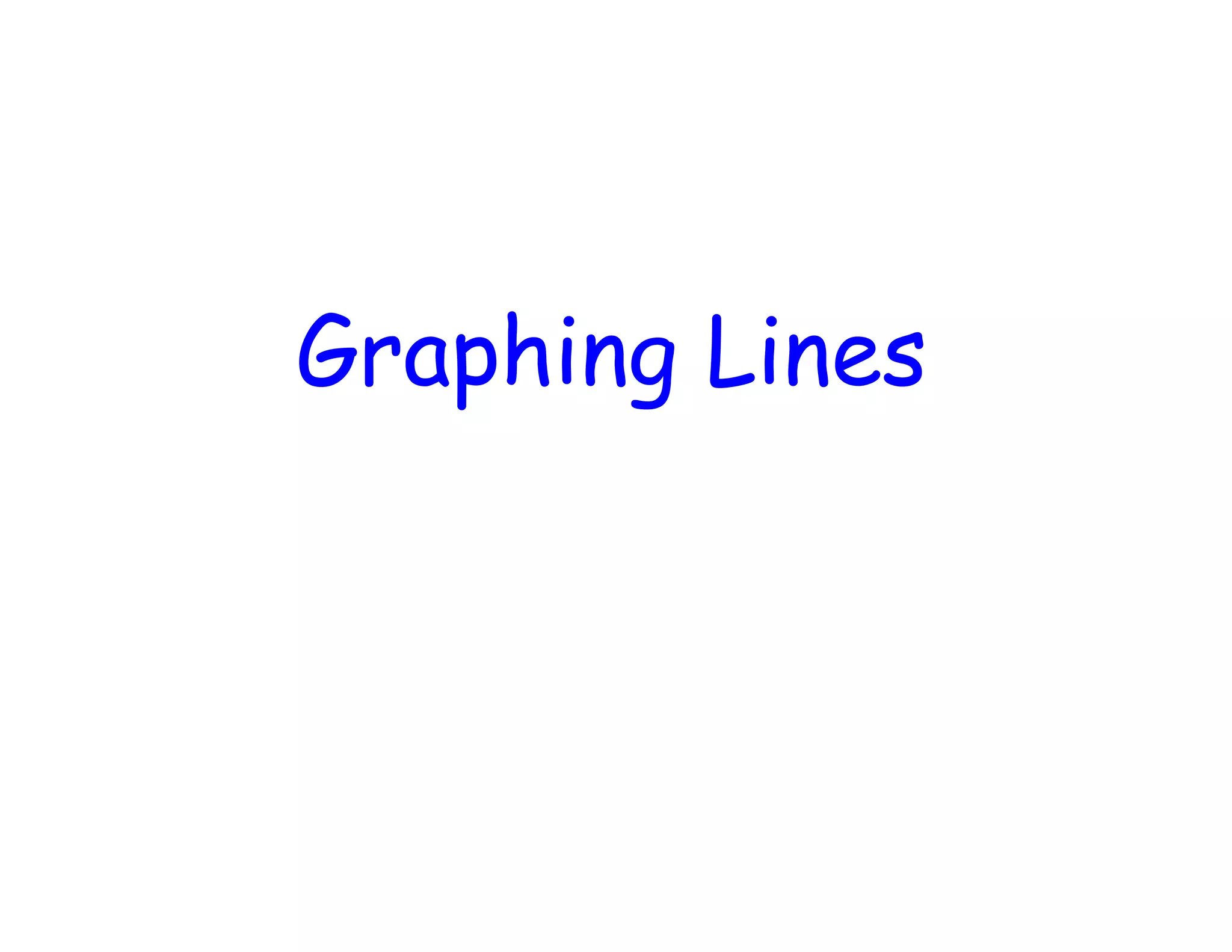 March 8 Graphing Slope Intercept | PDF