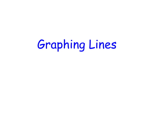 March 8 Graphing Slope Intercept | PDF