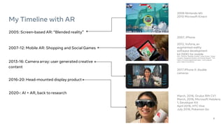 Designing Useful and Usable Augmented Reality Experiences | PPT