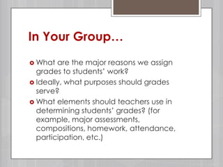 Introduction to Standards-Based Grading | PPTX