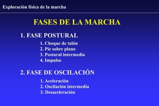 Exploración física de la marcha | PPTX