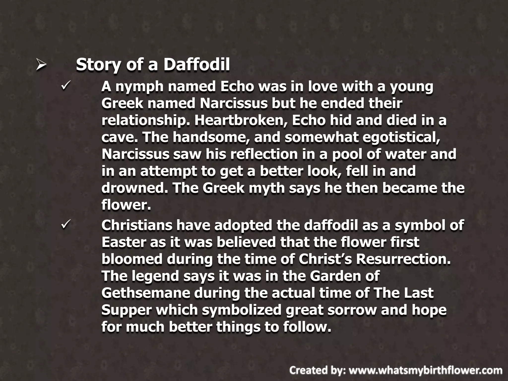 March birth flower | PPTX