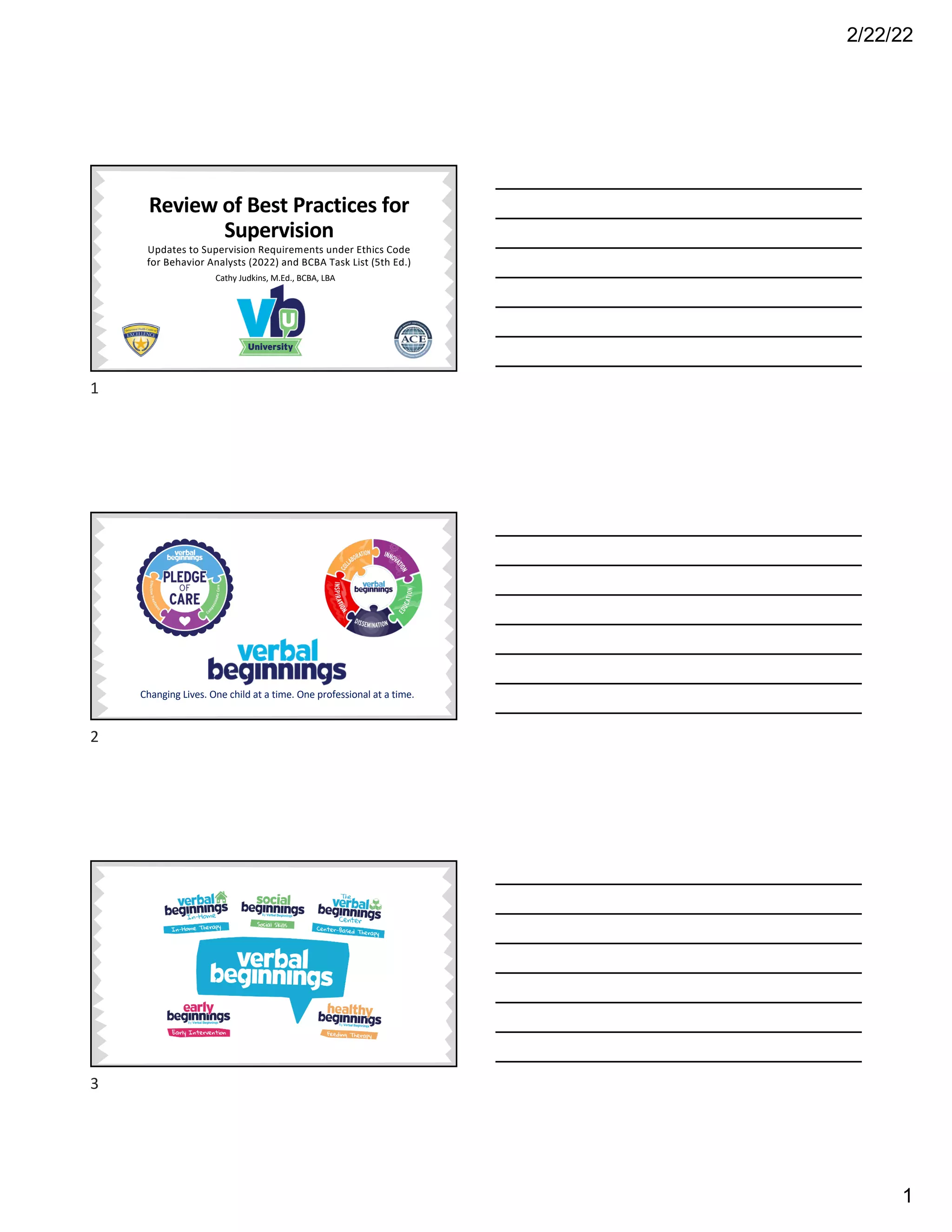 February CEU: Review of Best Practices For Supervision | PDF