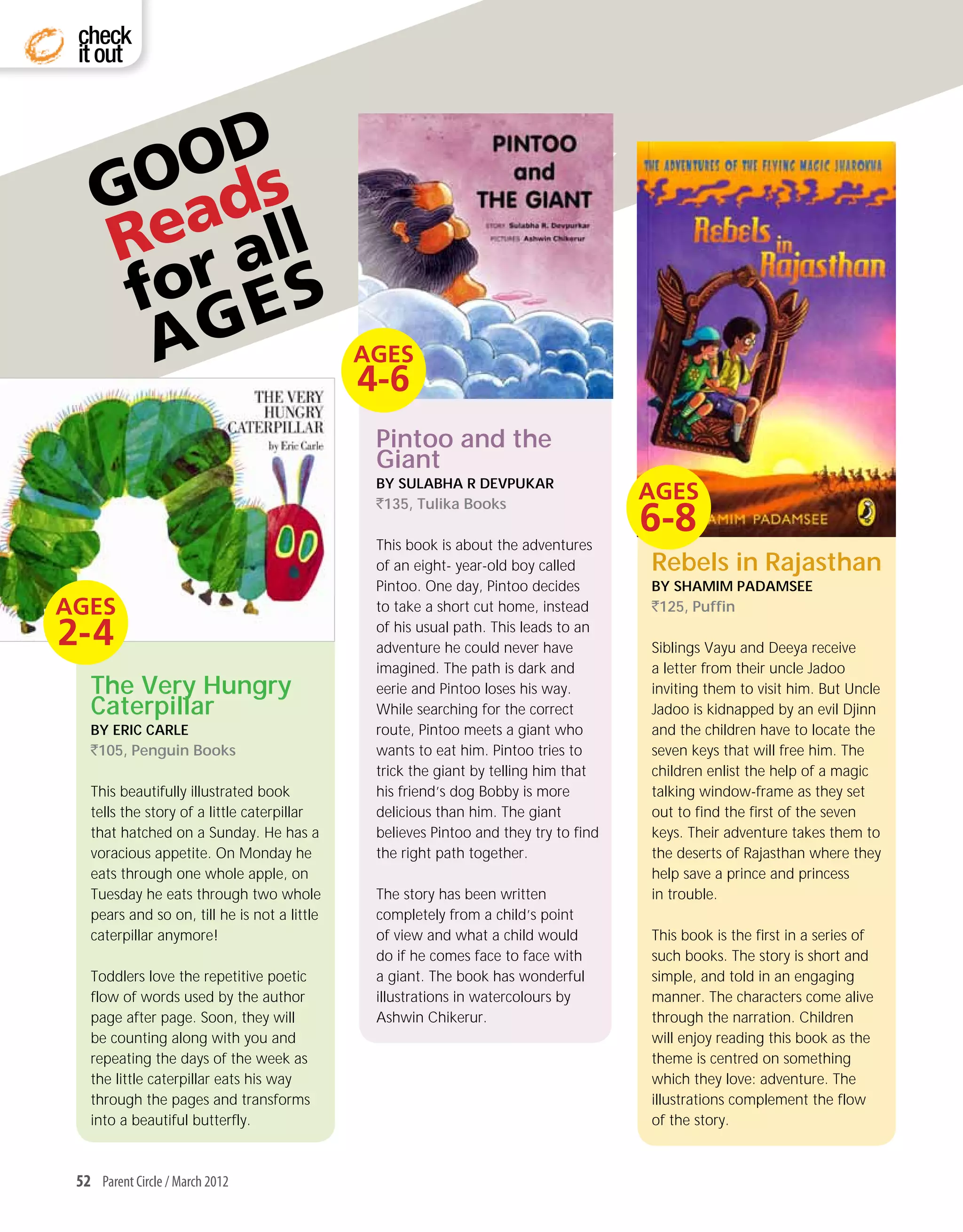 Ages to Stages Books for kids! | PDF