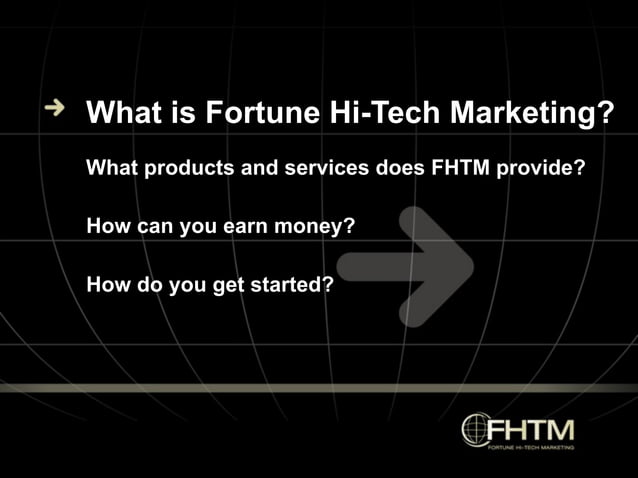FHTM Business Plan | PPT