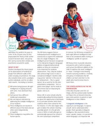 Multiple Intelligences in your child | PDF