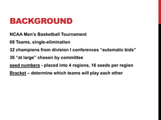 March madness simulation | PPT