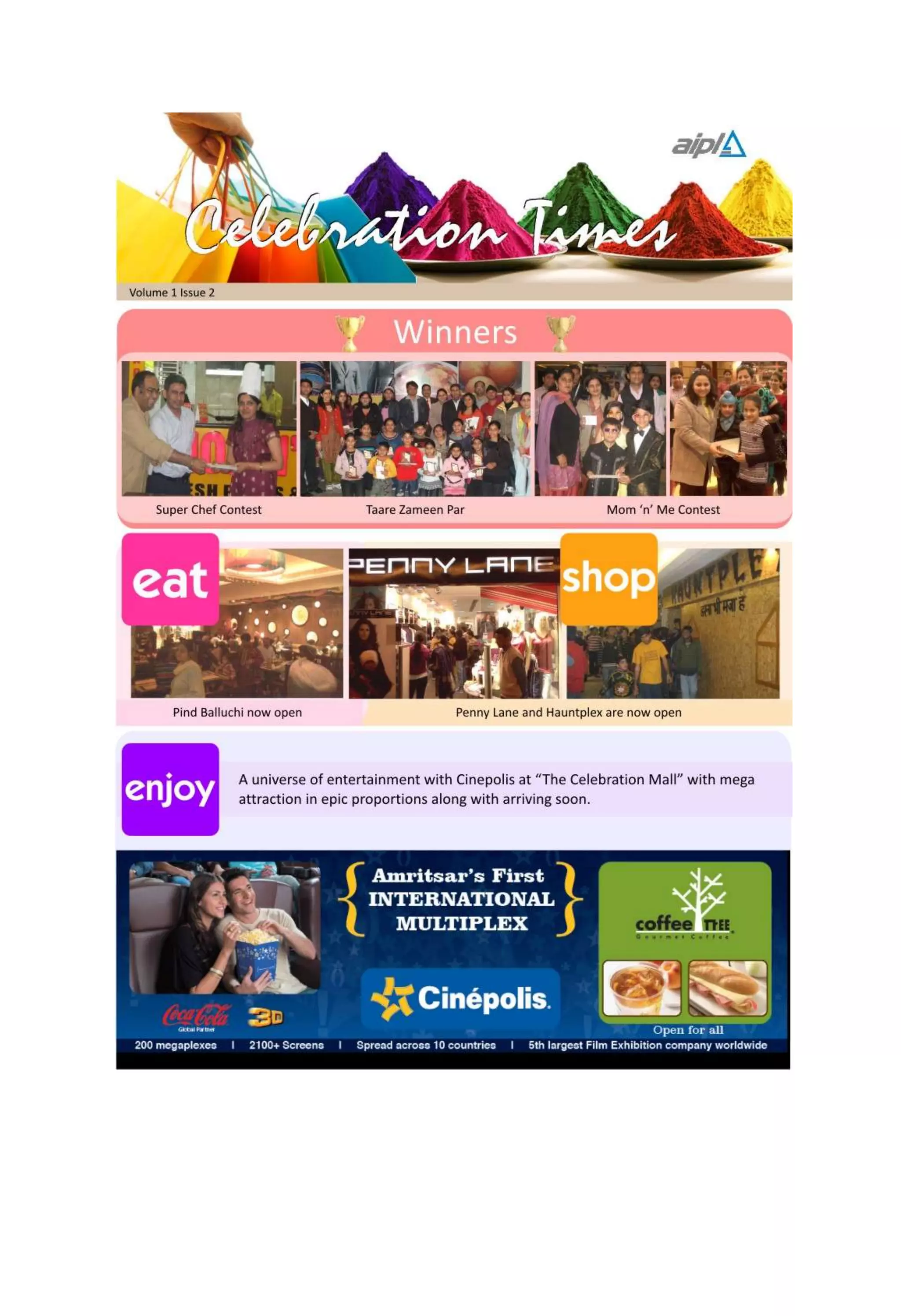 Celebration Times, March 2010 | PDF