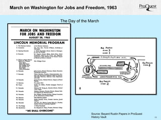 1963 March on Washington for Jobs and Freedom: Researching this pivotal ...
