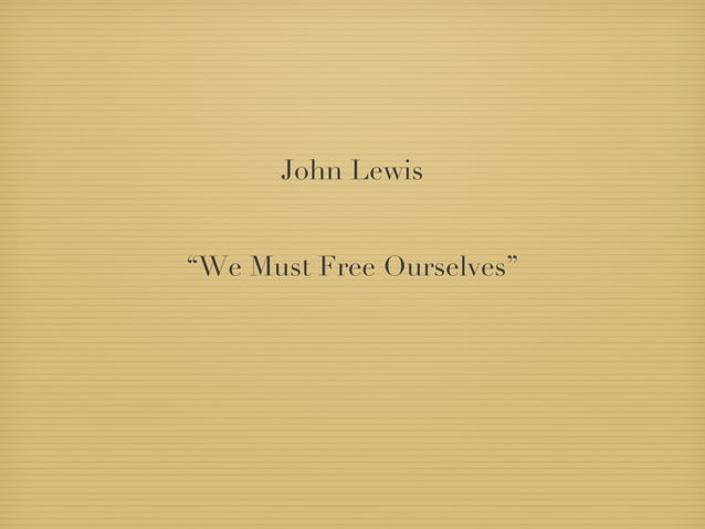 March on washington john lewis | PPT