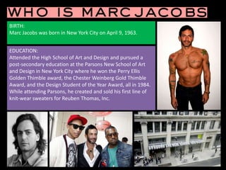 Marc jacobs presentation[1] | PPTX