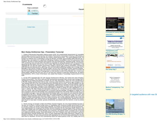 Marc Kealey Smitherman Opa | PDF | Political Issues & policy | Politics