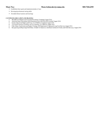 Marc nez school resume (use) | DOCX