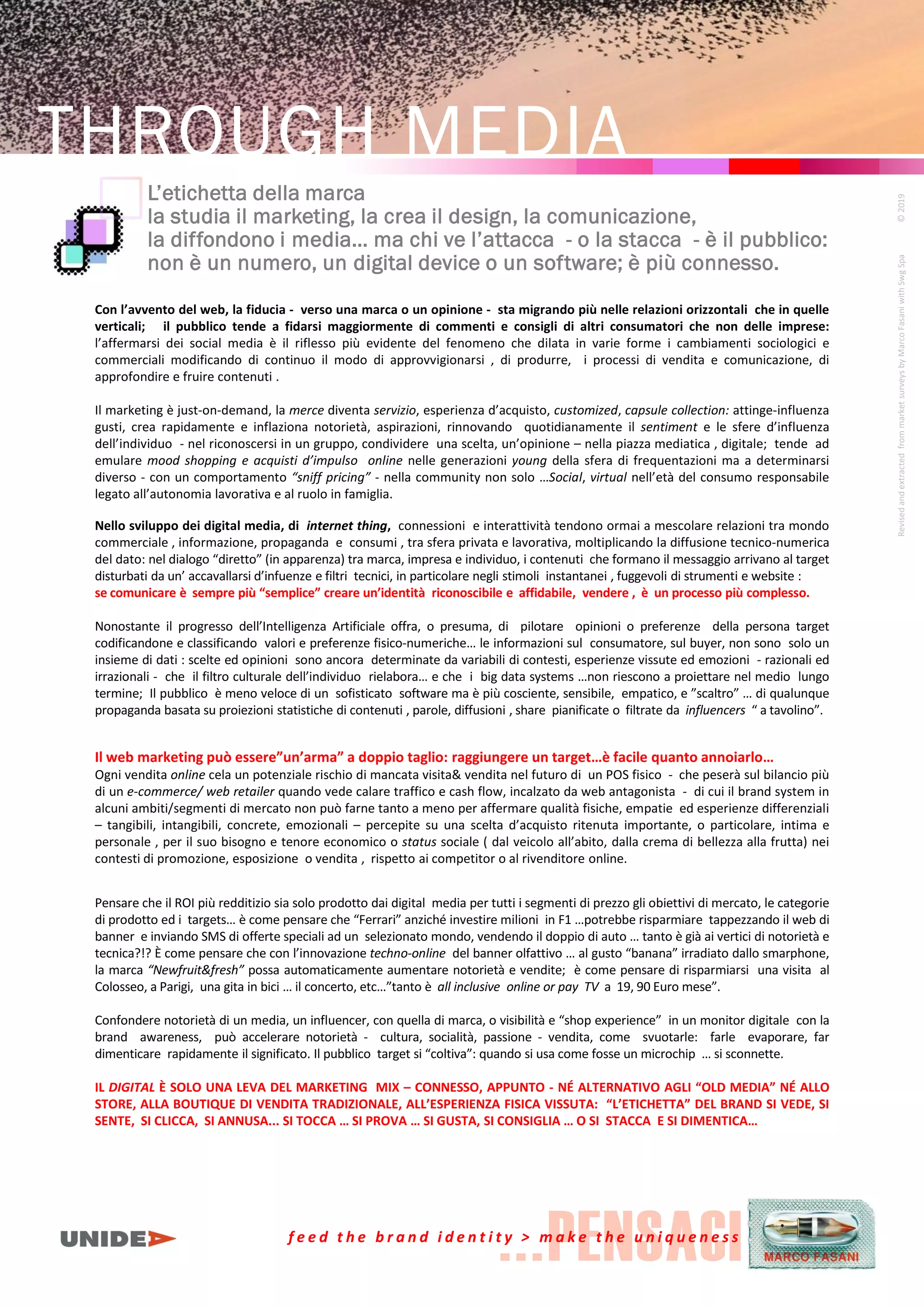 Marco.Fasani UNIDEA market.survey -2019 | PDF