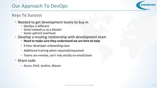 Agile DevOps Transformation At HUD (AgileDC 2017) | PPT