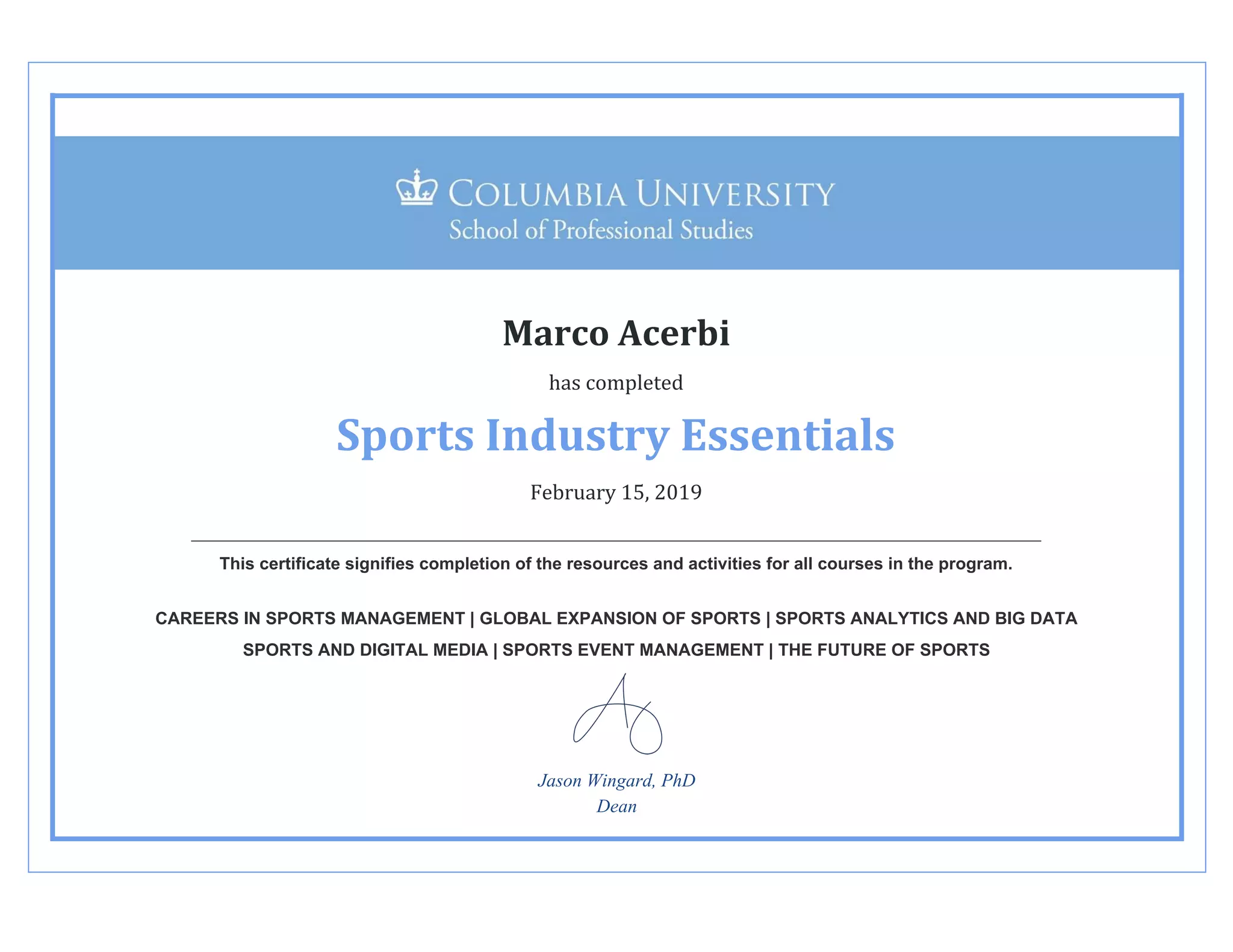 Marco acerbi sie certificate | PDF