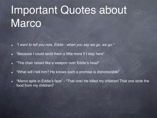 Marco and rodolpho | PPT