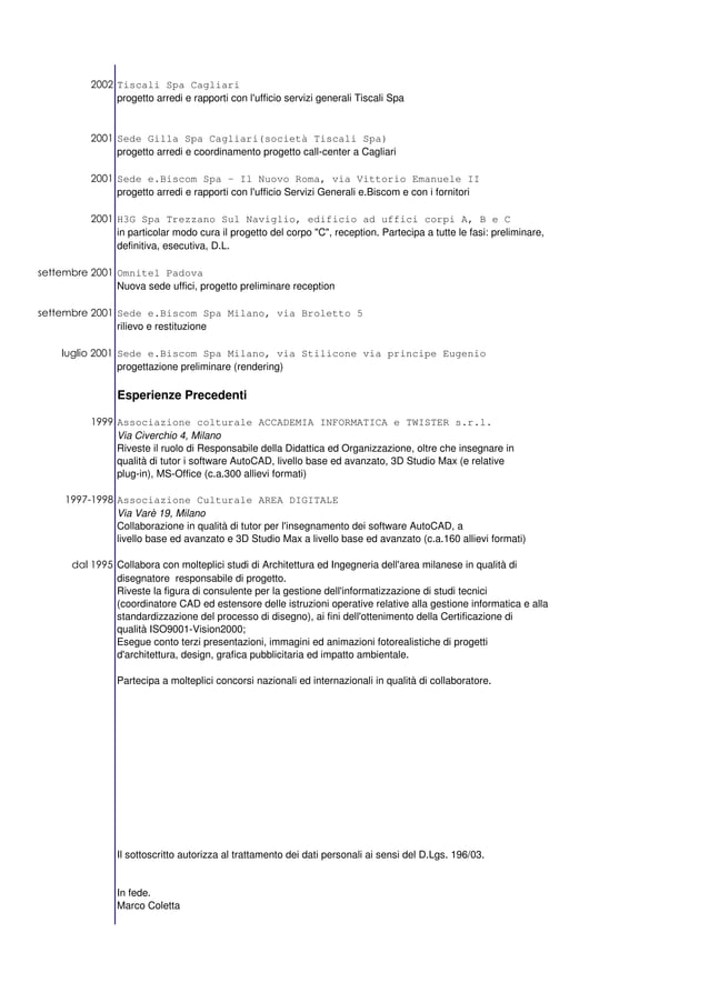 Marco coletta - Complete Job List | PDF