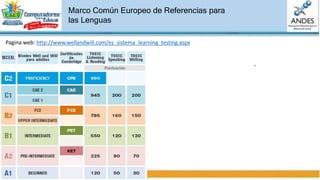 Marco comun europeo de referencias para las lenguas | PPTX