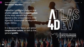 SFSCON23 - Marco Cortella - KNOWAGE and AICS for 2030 agenda SDG goals monitoring | PPT