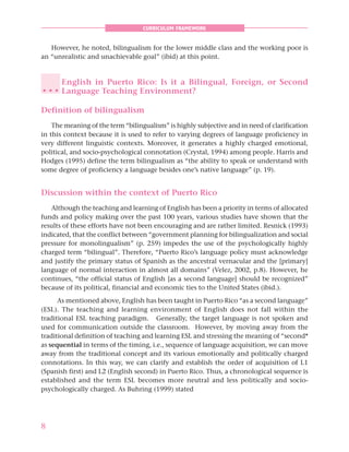 English Program Curricular Framework | PDF