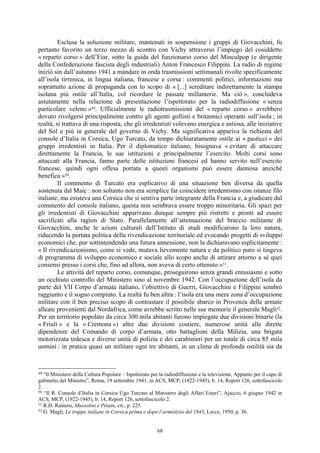 Marco Cuzzi - La rivendicazione fascista della Corsica (1938-1943) | PDF