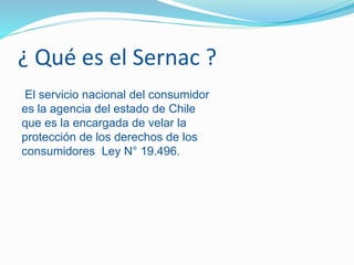 El sernac | PPTX