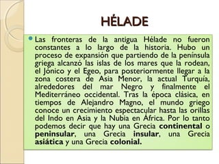 Marco geográfico de la antigua grecia | PPS