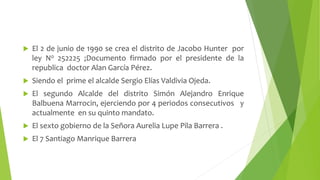 Historia de Hunter | PPTX