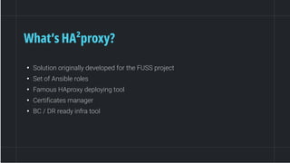 SFScon 22 - Marco Marinello - HA²Proxy.pdf