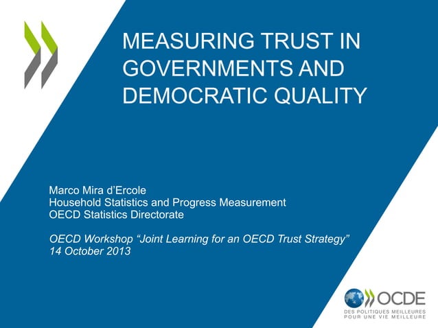 Measuring Trust in Governments and Democratic Quality | PPT