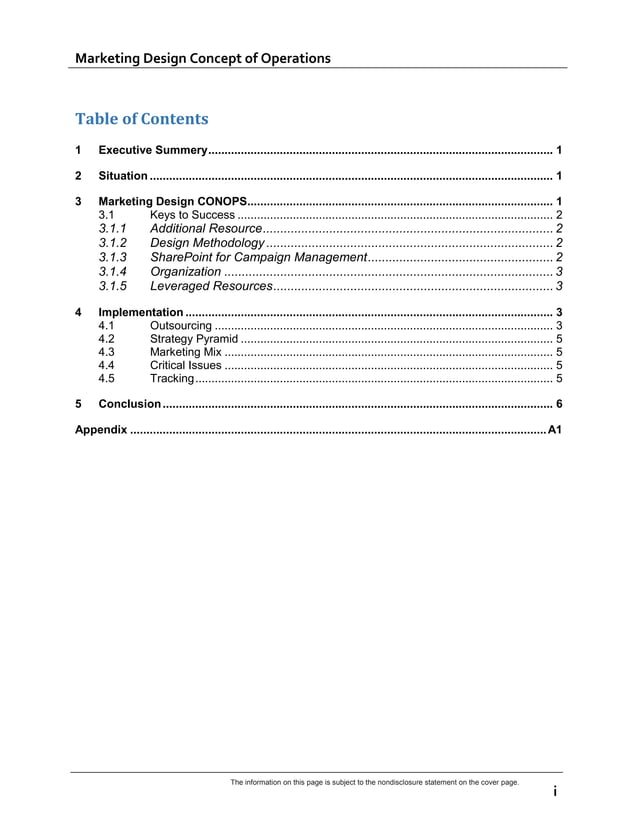 Marcomm dept proposal | PDF