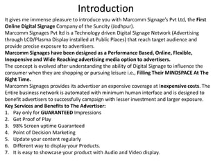 Marcomm Signages Jodhpur | PPSX